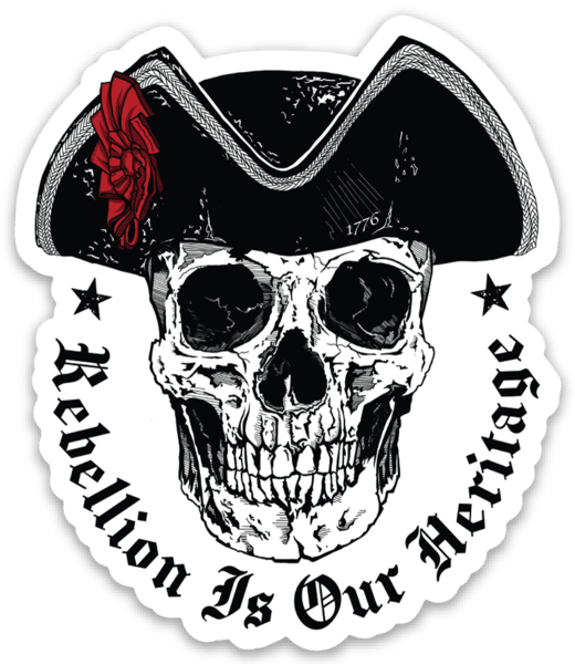 Rebellion Is Our Heritage Sticker | Tactive Apparel